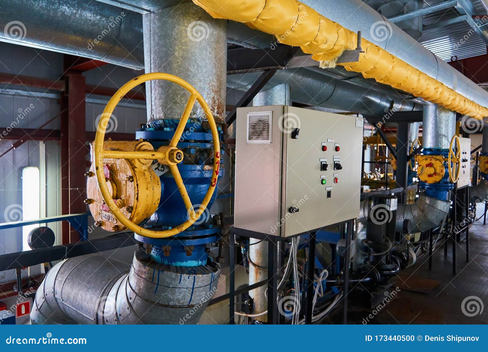 Valve with a Yellow Helm on the Corpse Stock Photo - Image of color ...