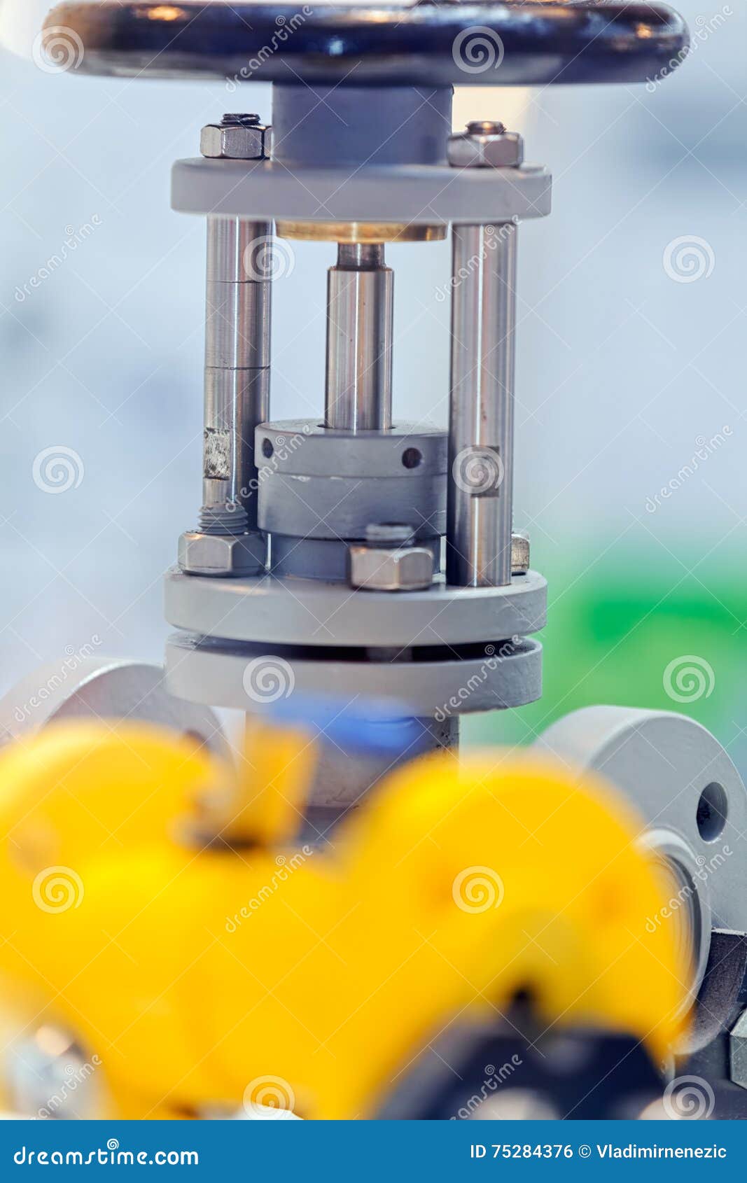 Valves for flow control stock photo. Image of iron, piece - 75284376