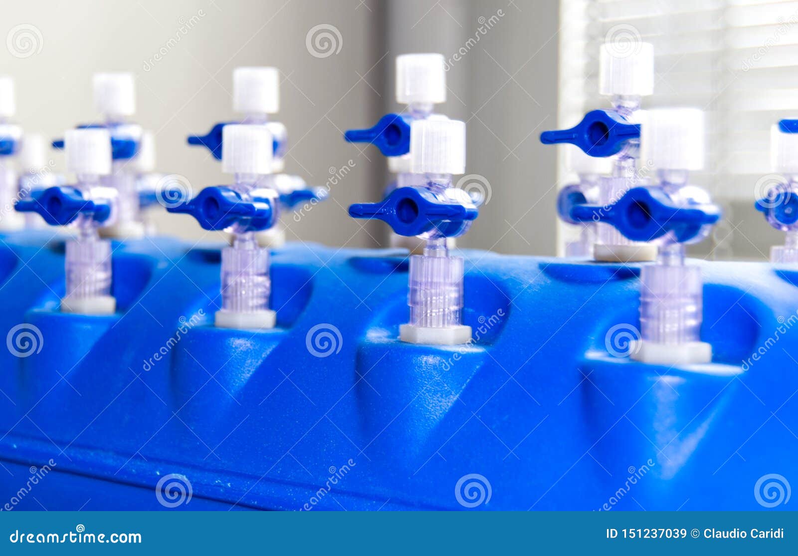 Valves for Liquid System Station. Labware, Laboratory Stock Image ...