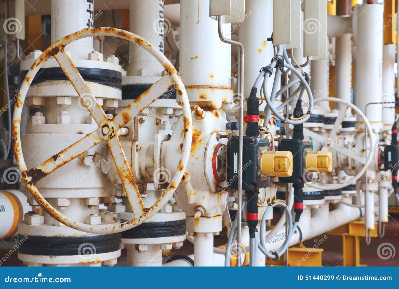 Valves Manual in the Process. Production Process Used Manual Val Stock ...