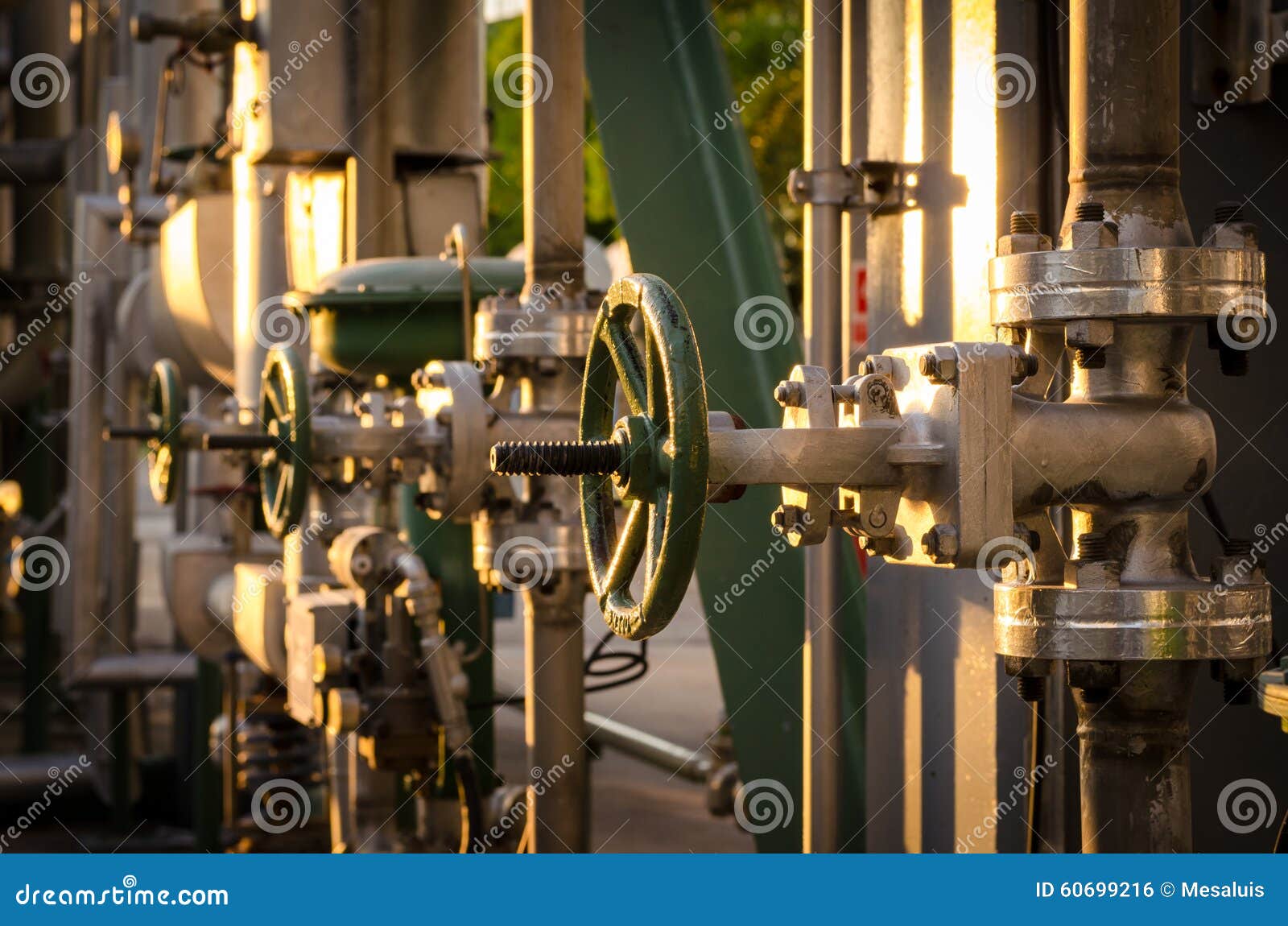 Valves Manual in the Process Stock Photo - Image of open, faucet: 60699216