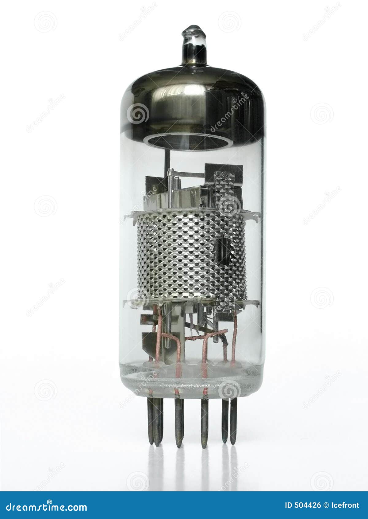 Valvola elettronica fotografia stock. Immagine di diodo - 504426