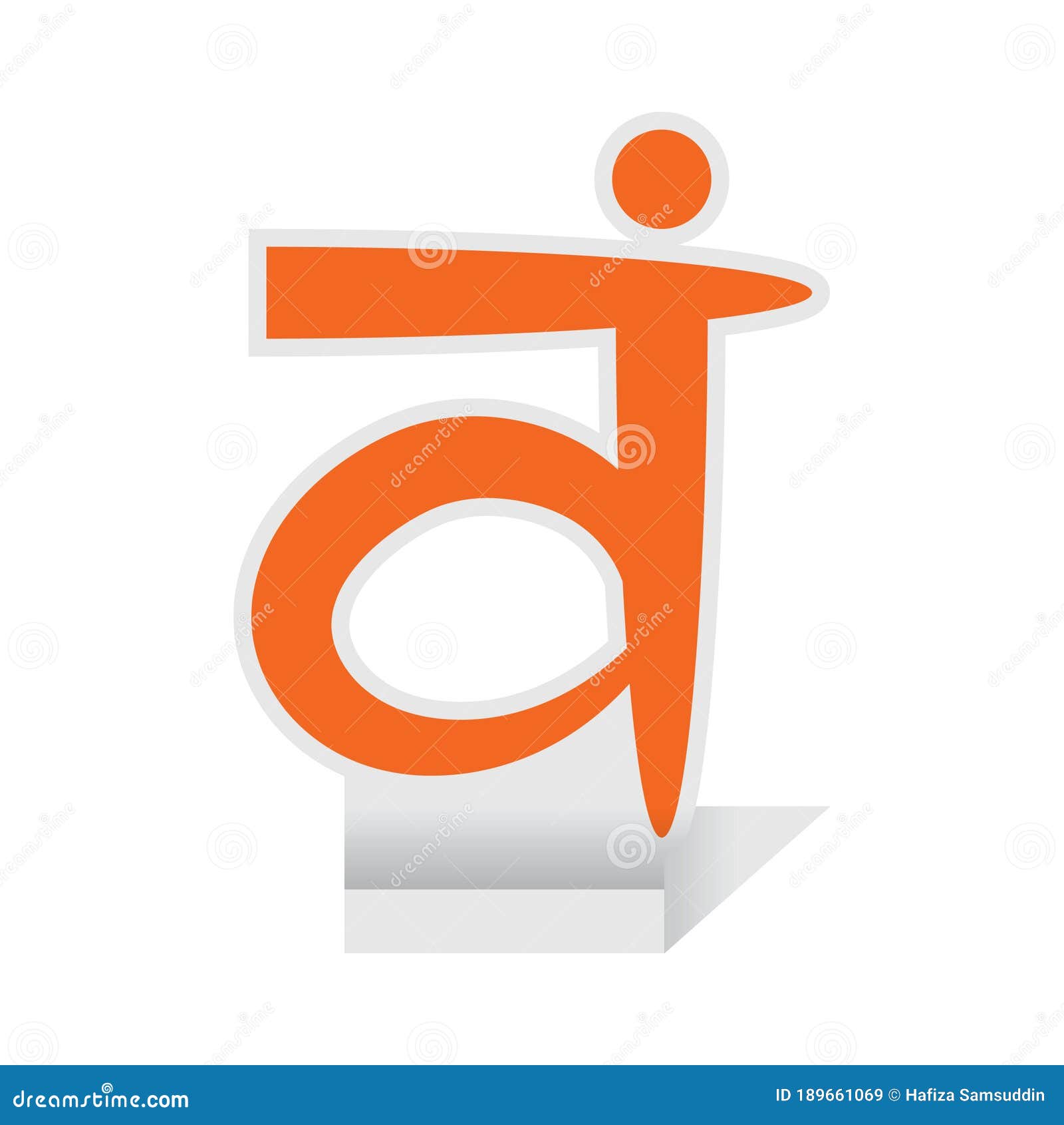 Vam Seed Syllable. Vector Illustration Decorative Design Stock Vector ...