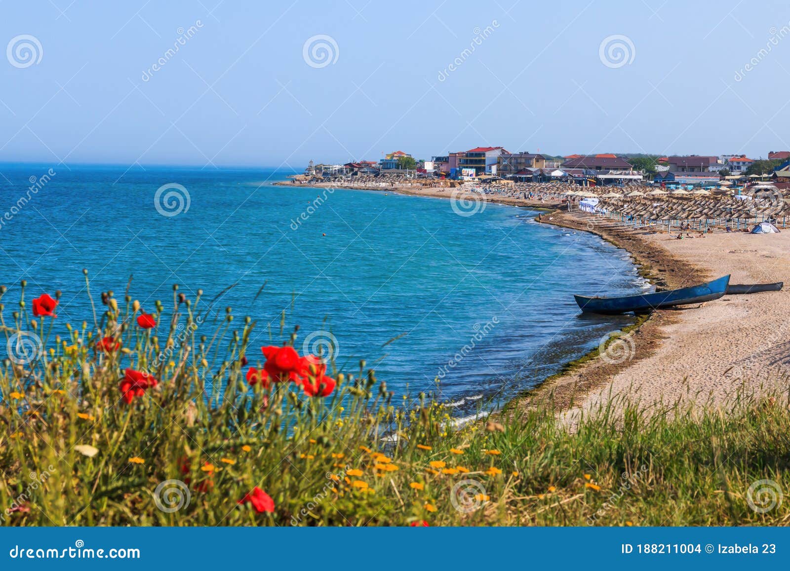 Vama Veche, Black Sea, Romania. Stock Photo - Image of beauty, retro ...