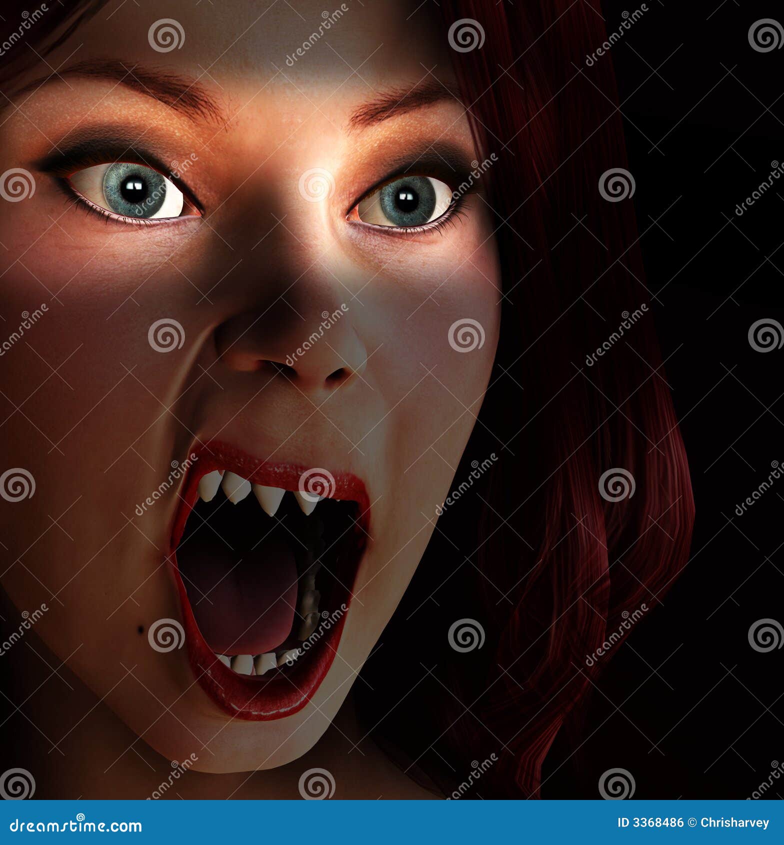 Vamp 29 stock photo. Image of black, fangs, expressive - 3368486