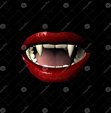 Vamp Smile stock image. Image of body, illustrated, monstrous - 619069