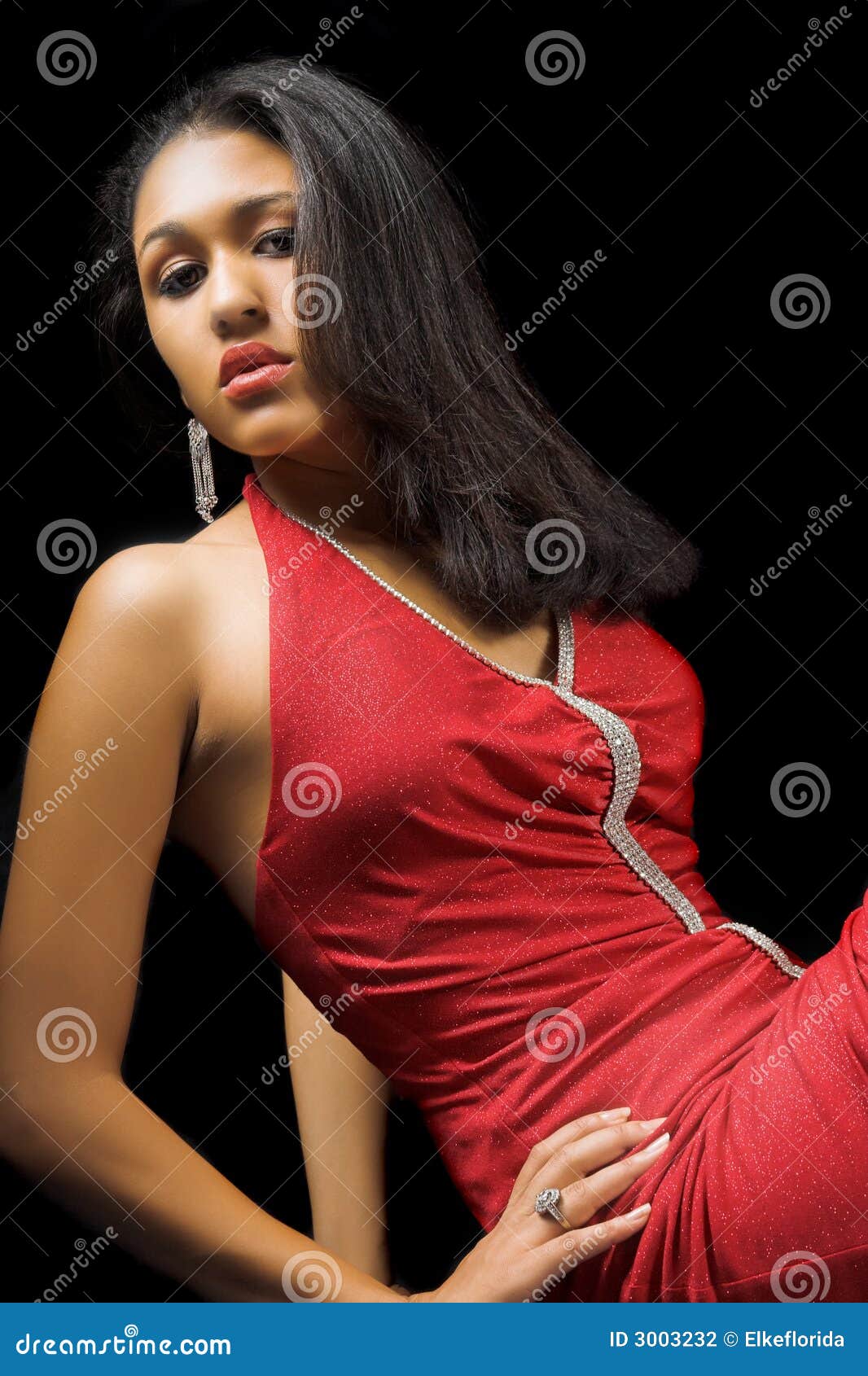 Vamp woman stock photo. Image of black, voluptuous, long - 3003232