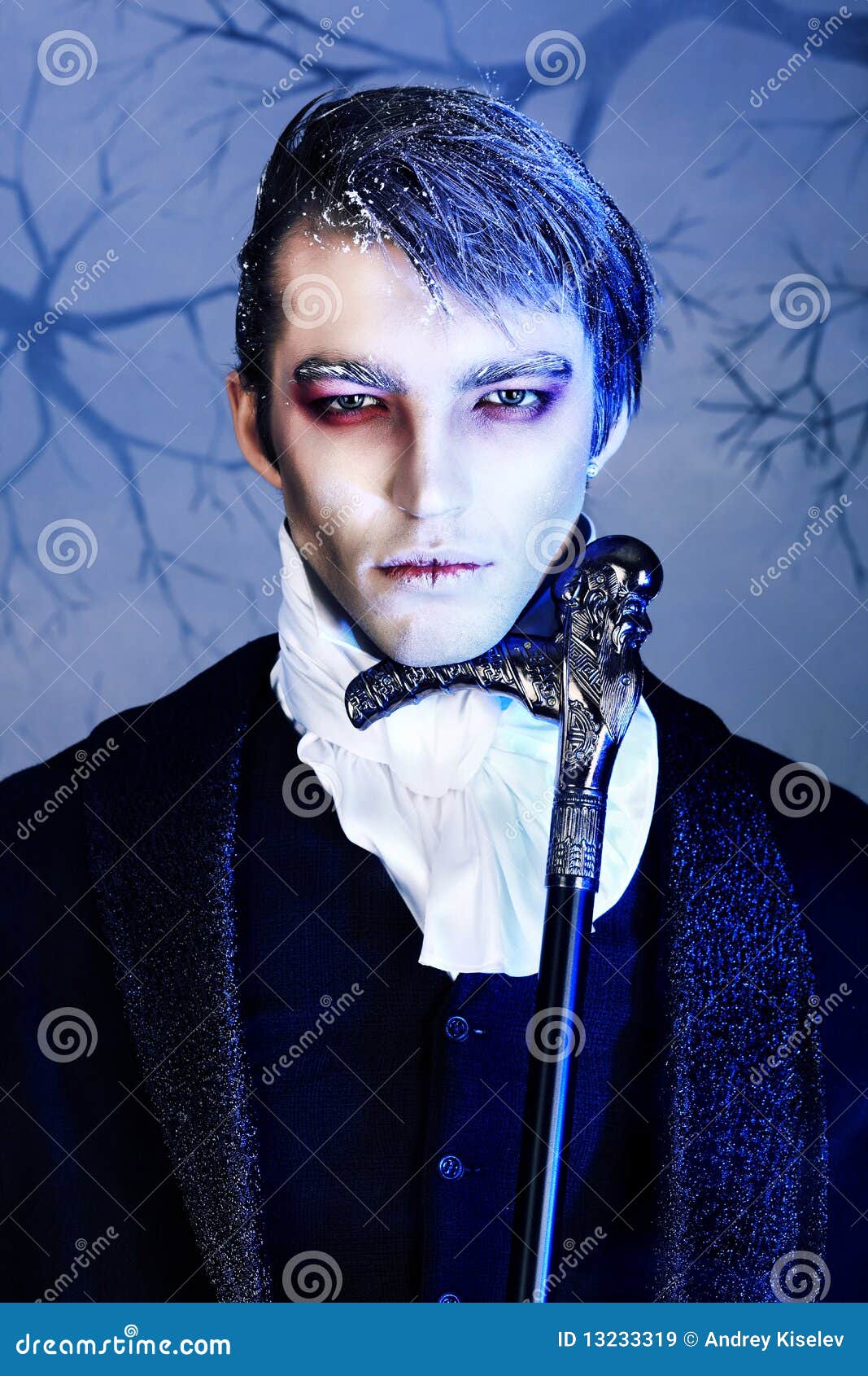 Vampier stock afbeelding. Image of minnaar, mensen, maskerade - 13233319