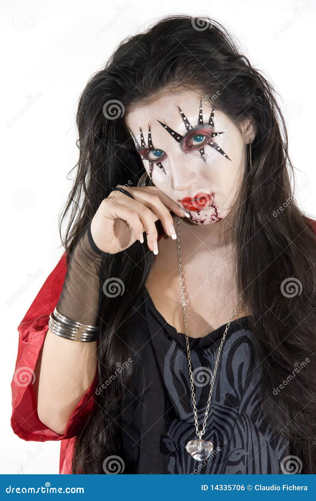 Vampire stock photo. Image of girl, vampire, furious - 14335706