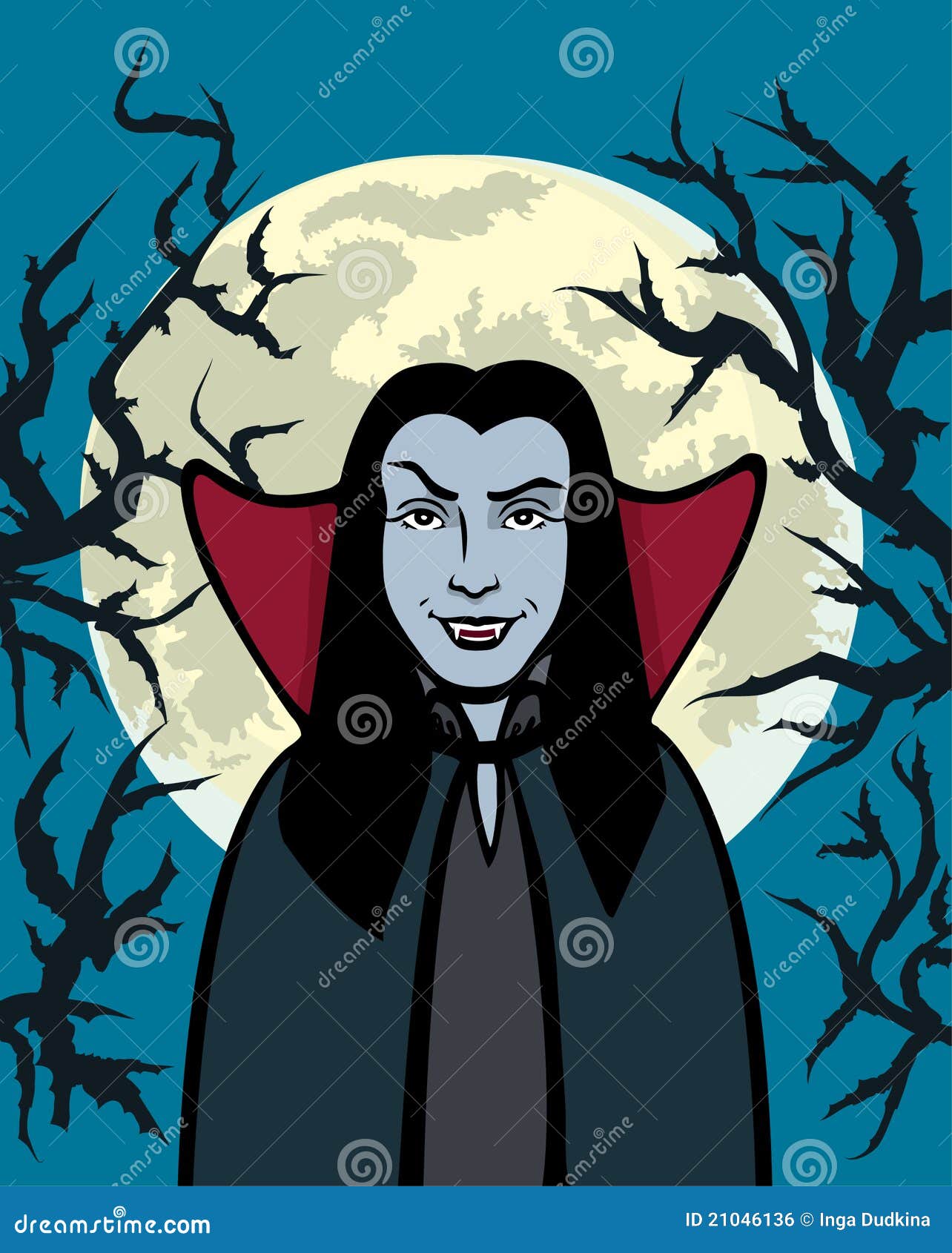 Vampire stock vector. Illustration of drawing, monster - 21046136