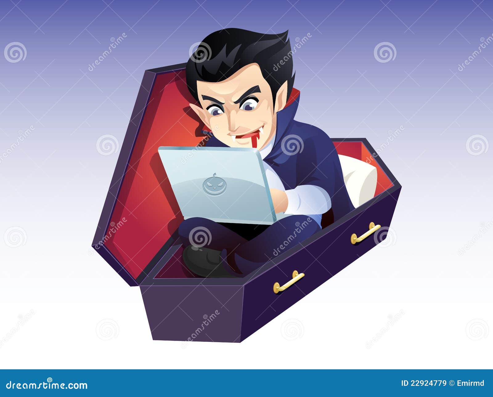 Vampire stock illustration. Illustration of treat, legend - 22924779