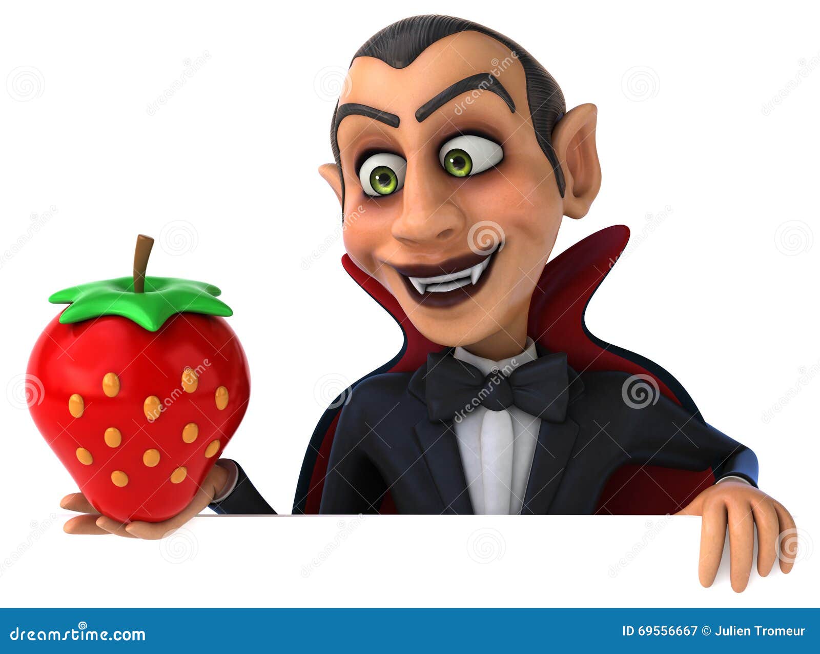 Vampire stock illustration. Illustration of mouth, strawberry - 69556667