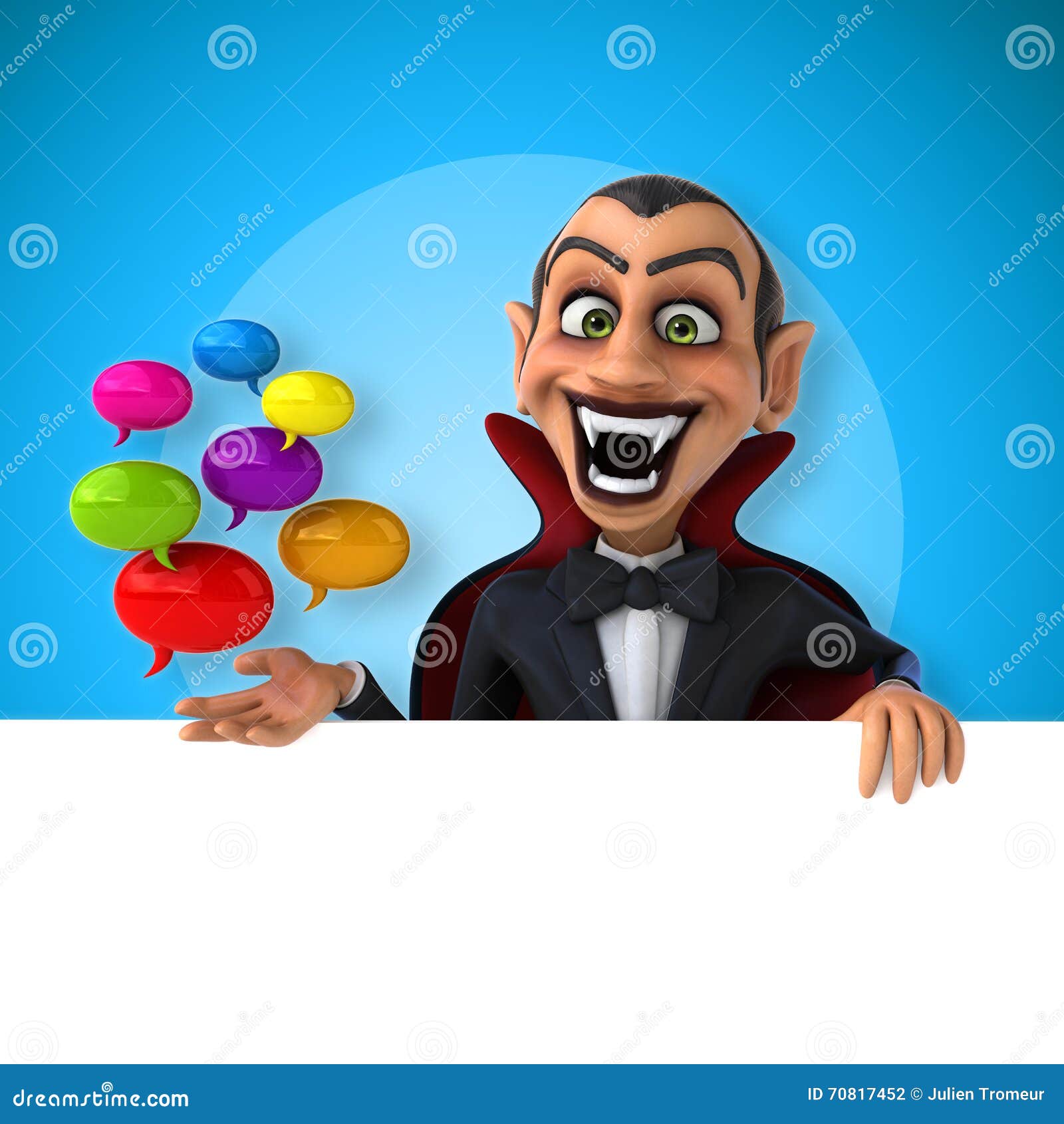 Vampire stock illustration. Illustration of fantasy, fear - 70817452