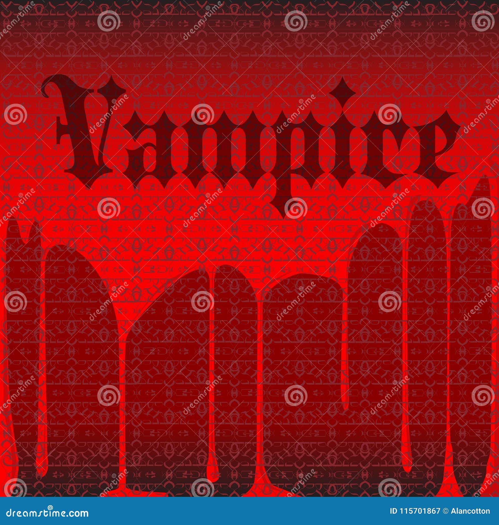 Vampire Background Blood Abstract Stock Vector - Illustration of undead ...