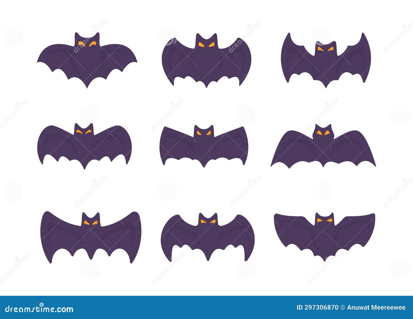 Vampire Bat Cartoon Scary Ghost Bat Blood on Halloween Stock Vector ...