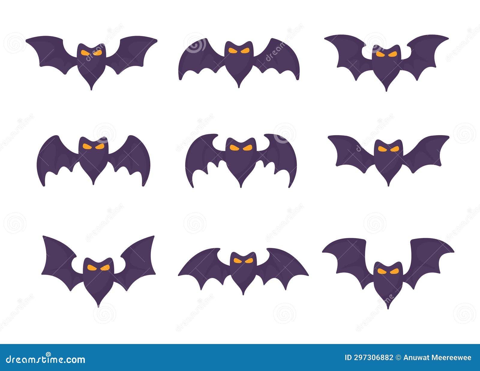 Vampire Bat Cartoon Scary Ghost Bat Blood on Halloween Stock Vector ...