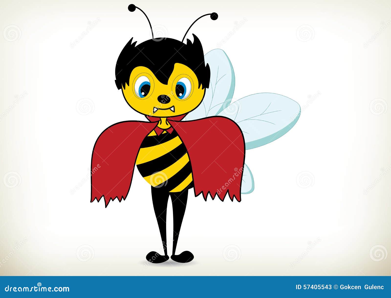 Vampire Bee-Halloween Costume Stock Vector - Illustration of horror ...