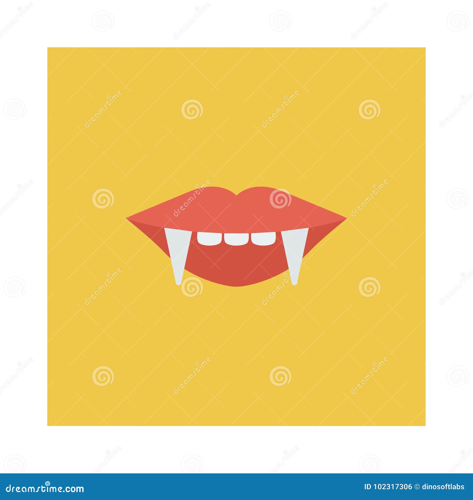 Vampire stock vector. Illustration of emoticon, avatar - 102317306