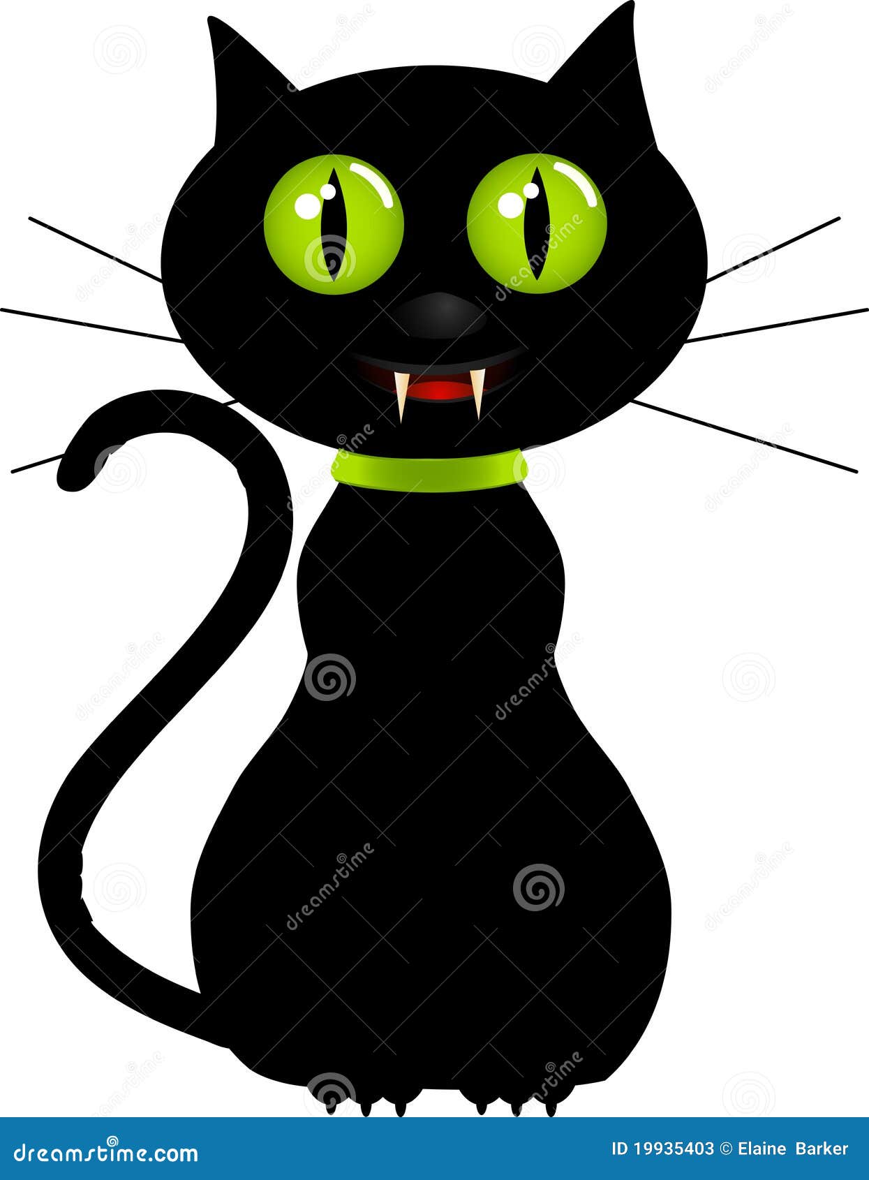 Vampire Cat Cartoon Vector | CartoonDealer.com #19935403