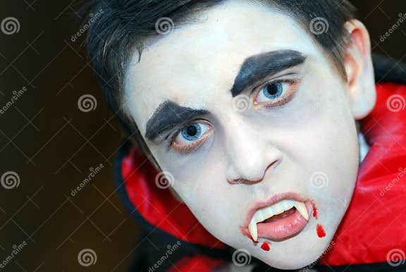 Vampire Close-up stock image. Image of evil, terrified - 3552725