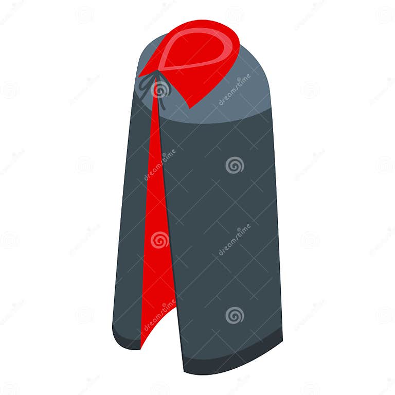 Vampire Cloth Icon Isometric Vector. Cloak Cape Stock Vector ...