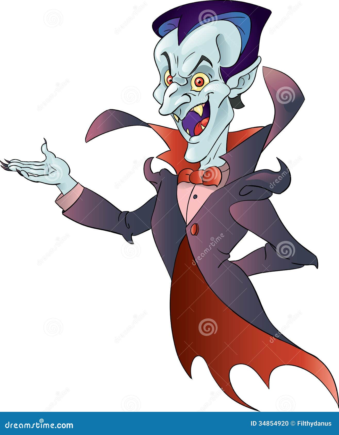 Vampire count stock illustration. Illustration of fantasy - 34854920