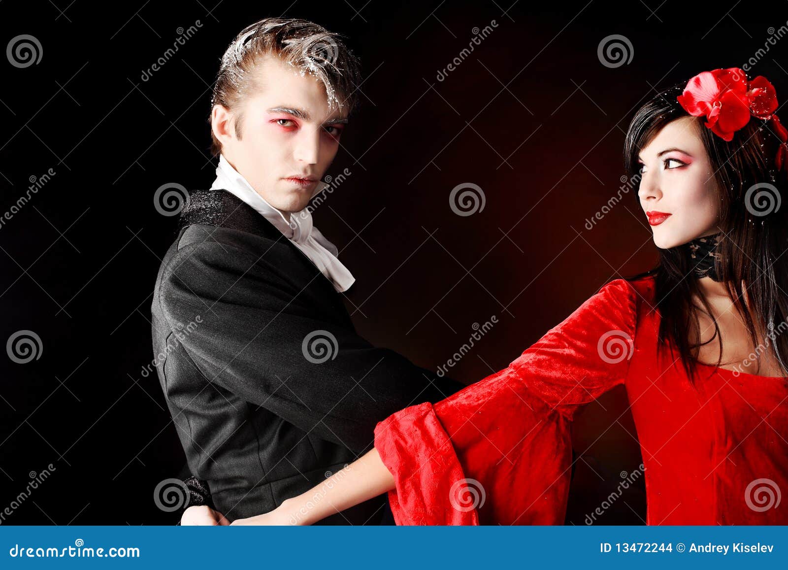 Vampire dancing stock photo. Image of girl, clothes, cosplay - 13472244