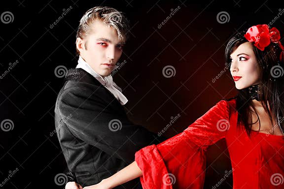 Vampire dancing stock photo. Image of girl, clothes, cosplay - 13472244