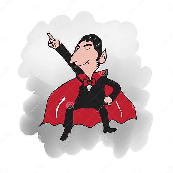 Vampire dancing stock vector. Illustration of portrait - 57598328