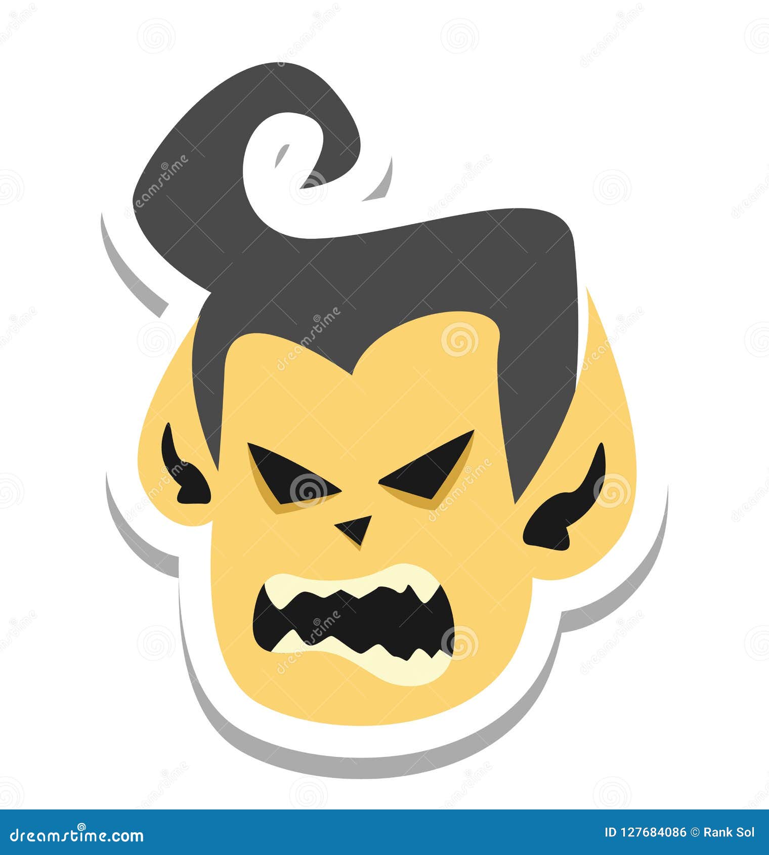 Vampire, Dracula Color Isolated Vector Icon Which Can Be Easily Edit or ...