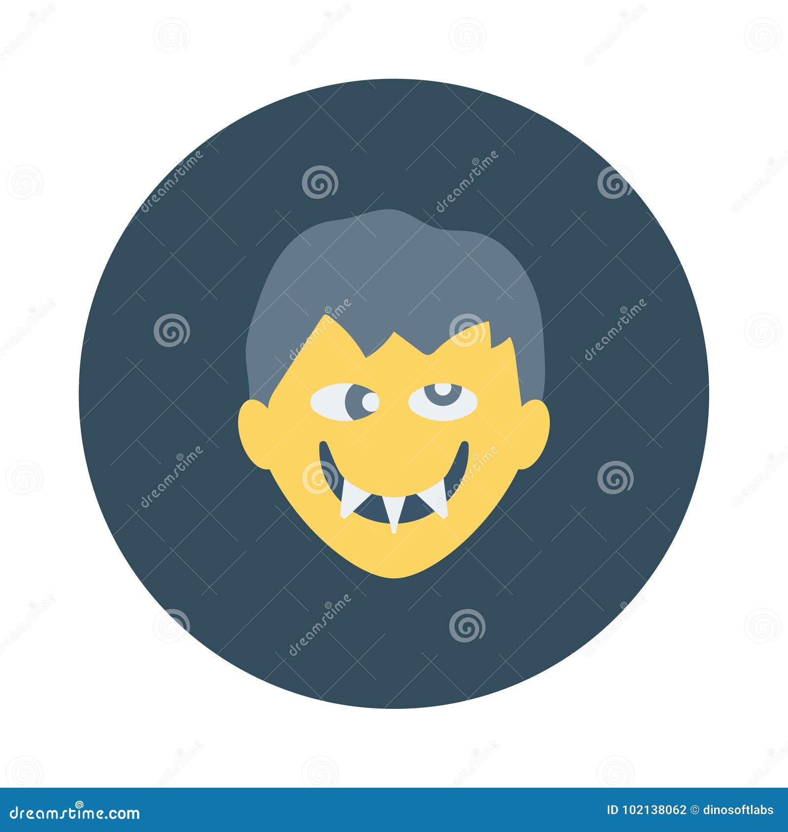 Vampire stock vector. Illustration of fruit, avatar - 102138062