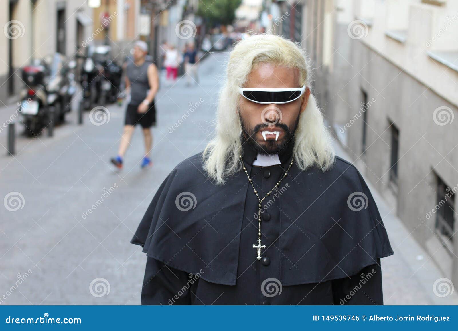 Walking Vampire Portrait Royalty-Free Stock Photography | CartoonDealer ...