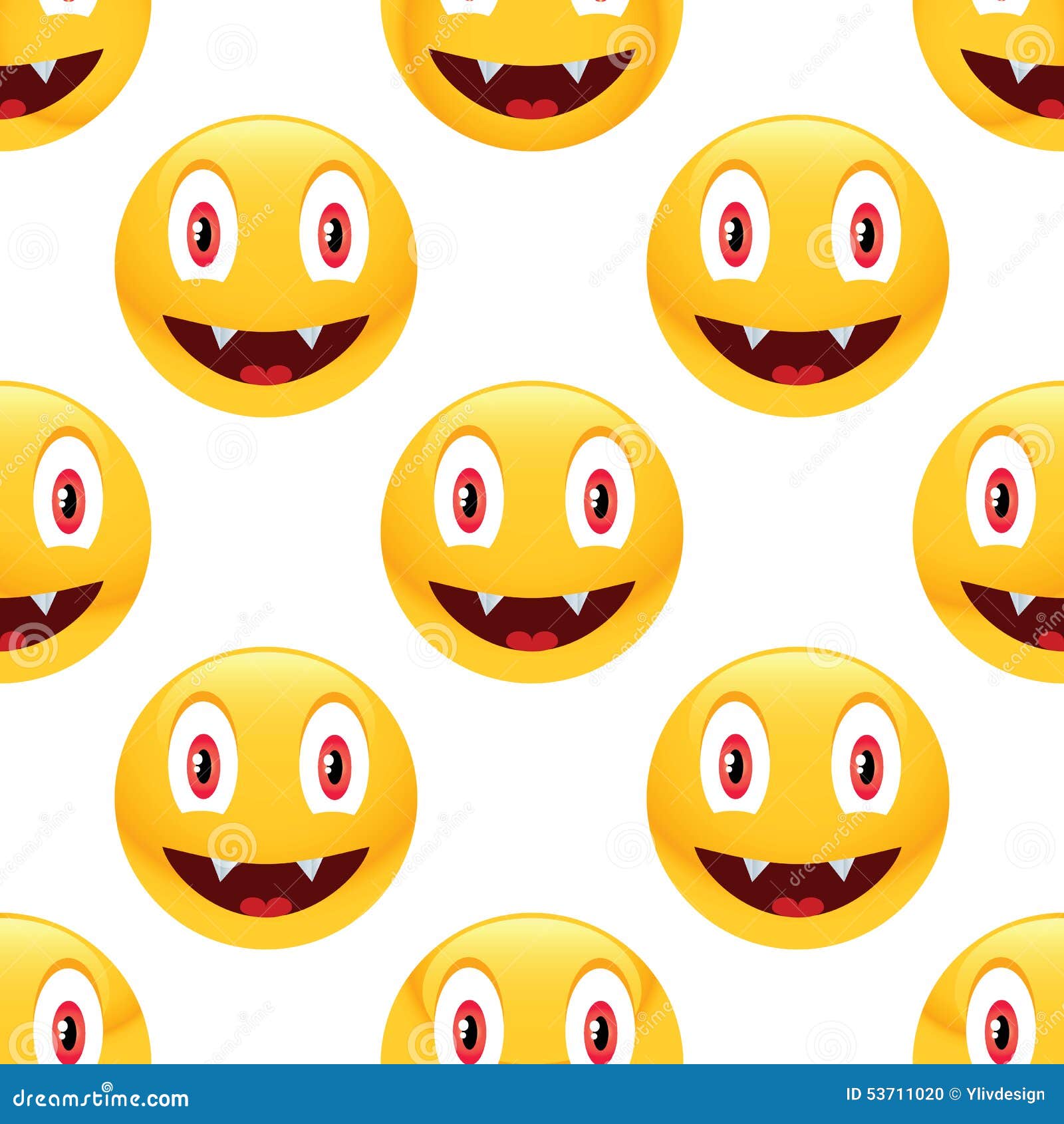 Vampire Emoticon Isolated On White Background - Smiley - Vector ...