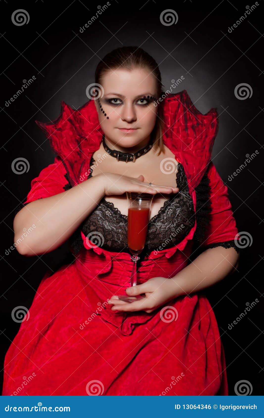 Vampire with Glass Full of Blood Stock Photo - Image of blood, dark ...