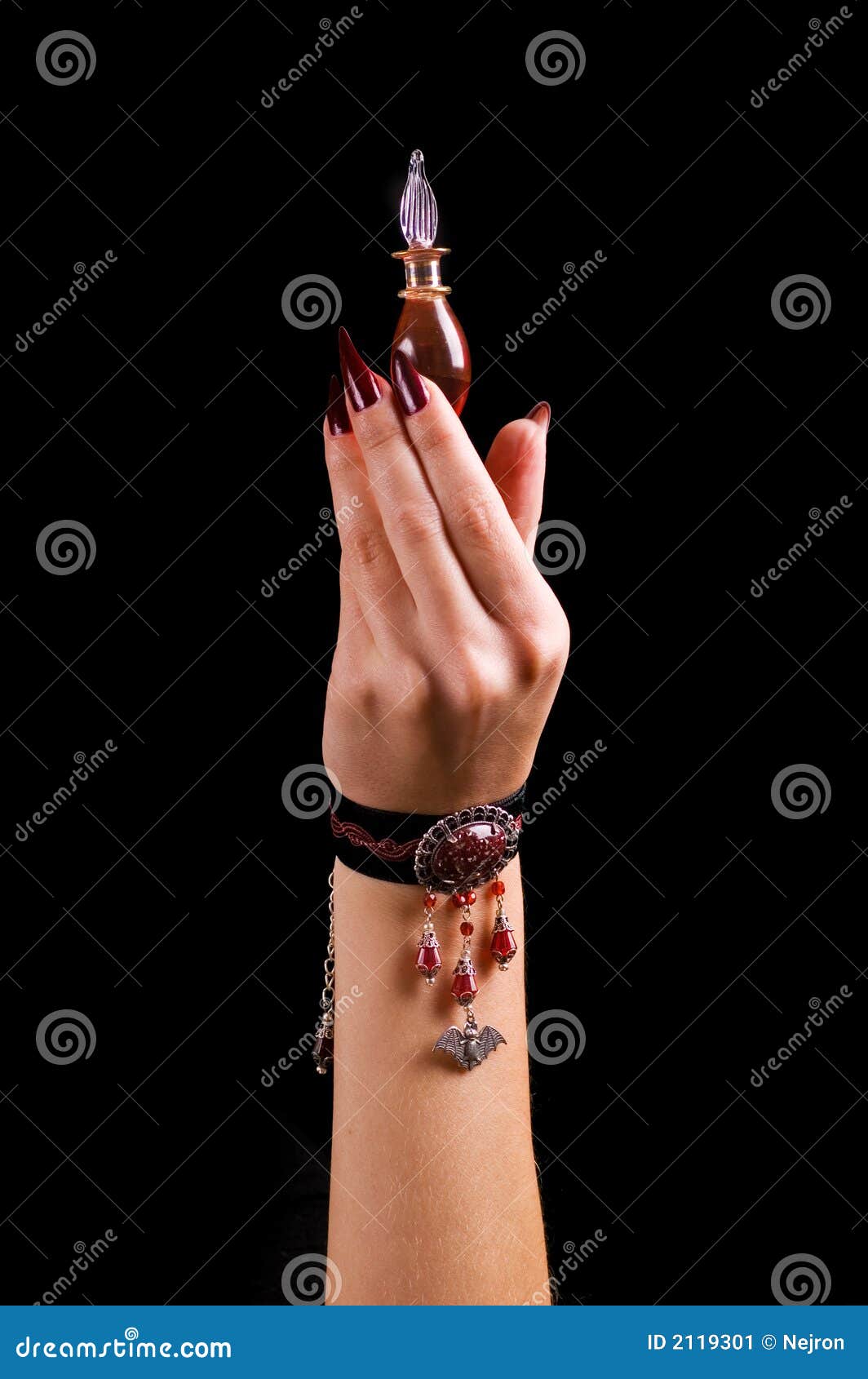 Vampire hand stock image. Image of human, bracelet, hand - 2119301