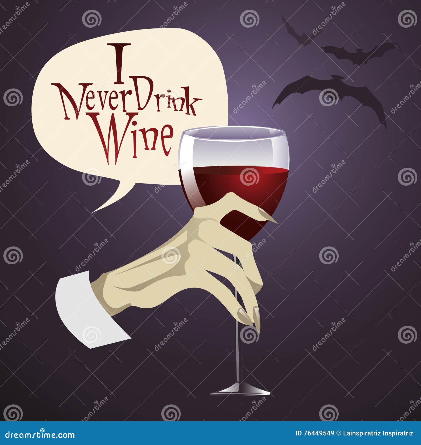 Vampire With Hand Out In Defensive Pose. 3d Illustration Isolated On ...