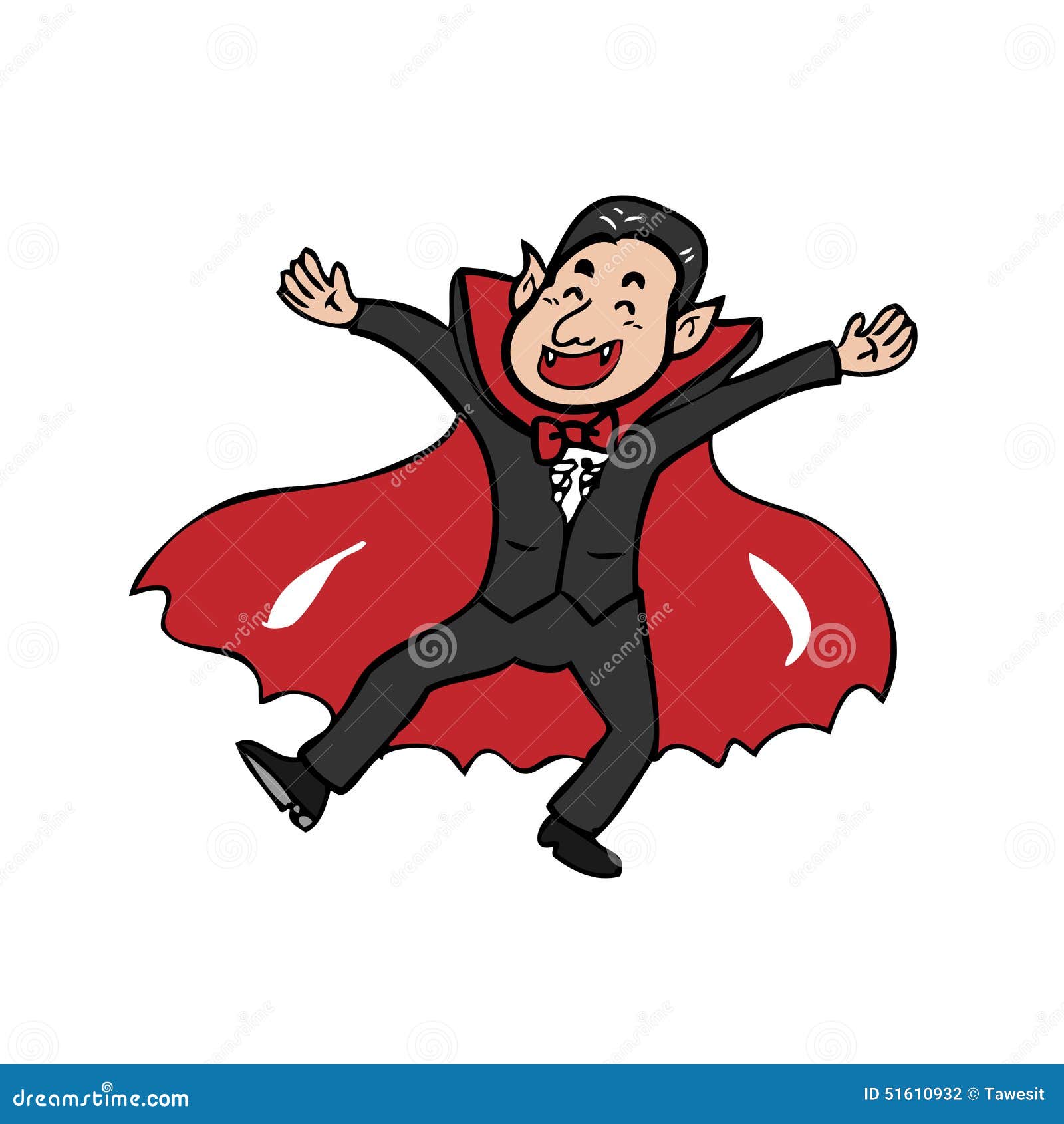 Vampire happy stock vector. Illustration of holiday, drawing - 51610932