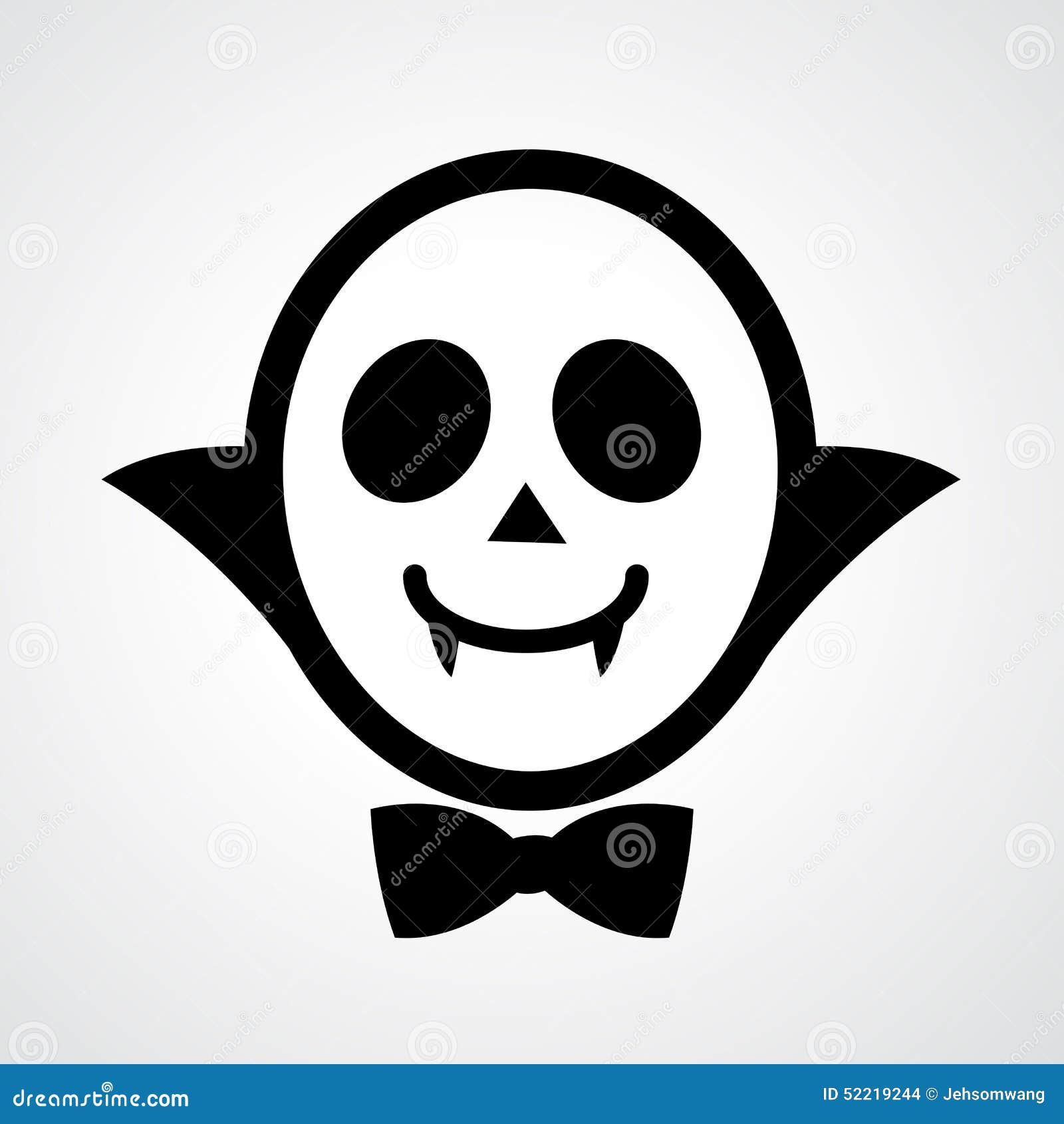 Vampire Icon Vector Sign And Symbol Isolated On White Background ...