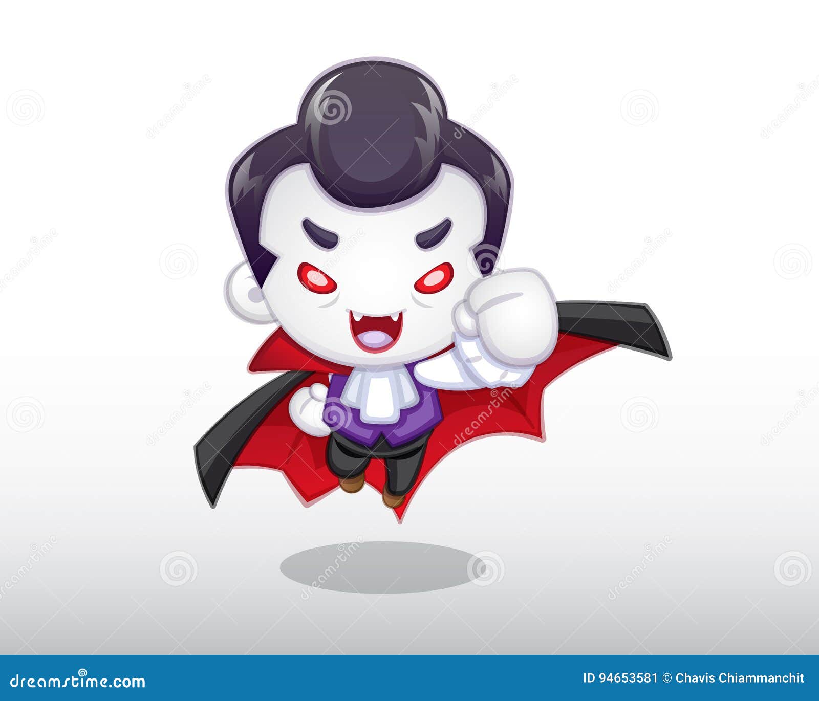 Vampire Illustration stock vector. Illustration of little - 94653581