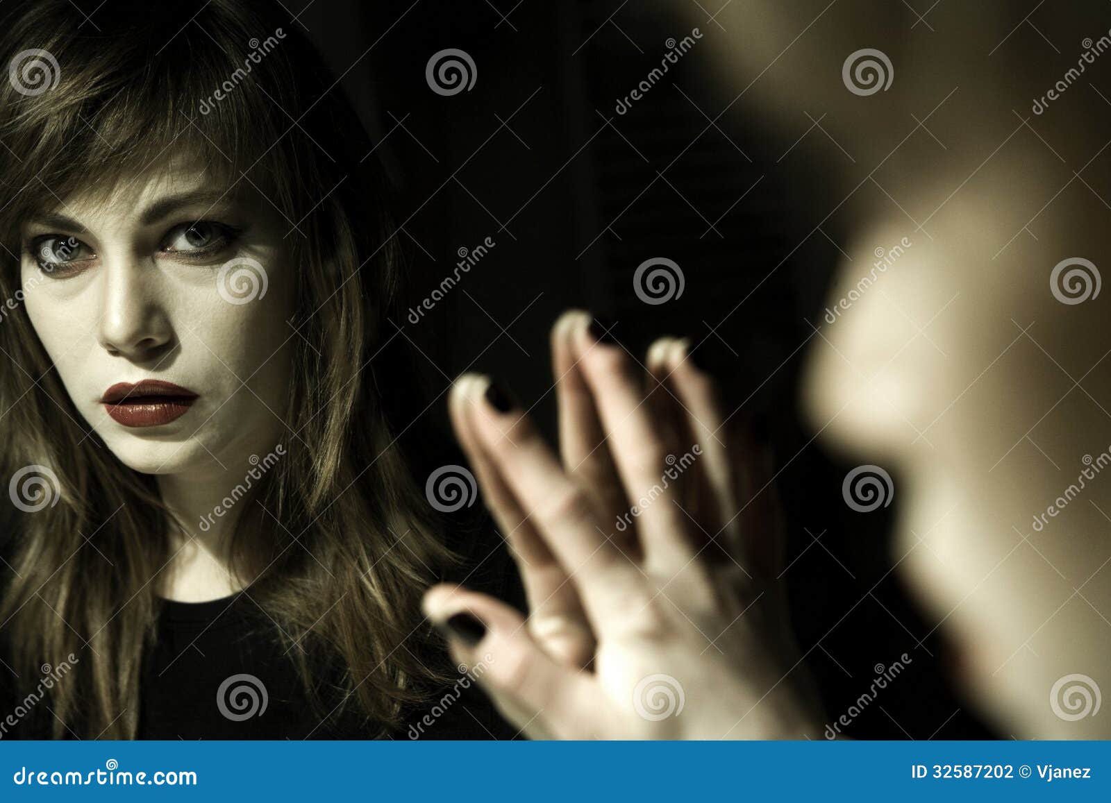 Vampire stock photo. Image of sensual, human, nose, scary - 32587202