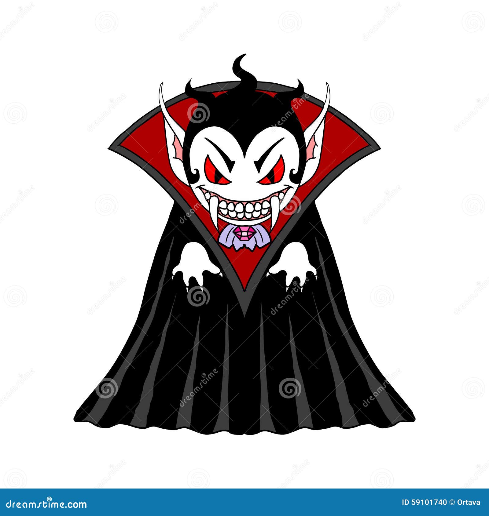 Vampire Man Cartoon Character Stock Vector - Illustration of black ...