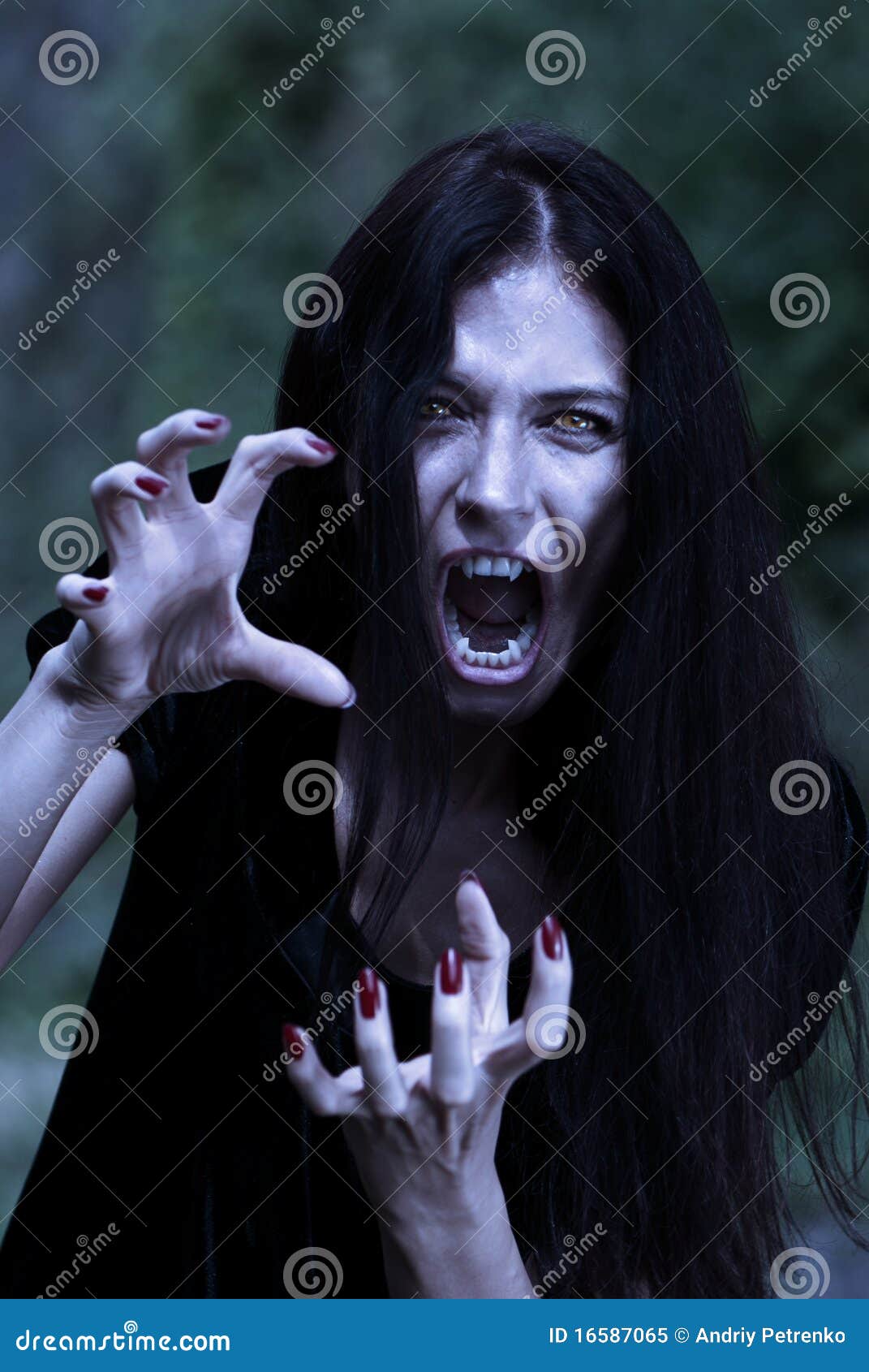 Vampire at a moonlight stock image. Image of hell, demoniacal - 16587065