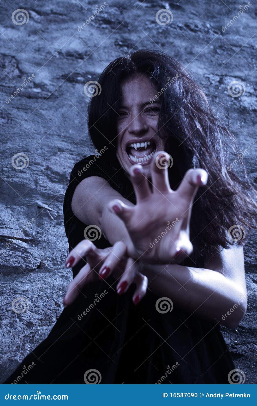 Vampire at a moonlight stock photo. Image of murder, death - 16587090
