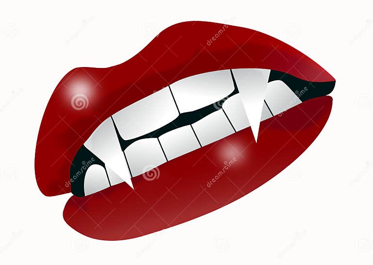 Vampire mouth stock illustration. Illustration of lips - 17630343