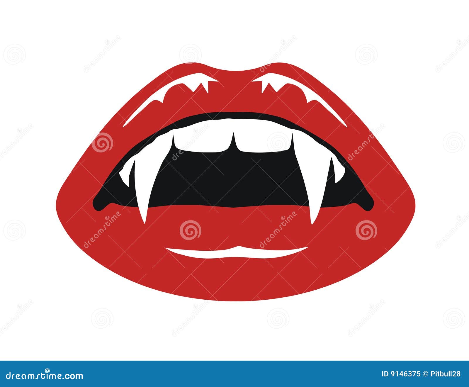 Vampire mouth stock illustration. Illustration of suck - 9146375