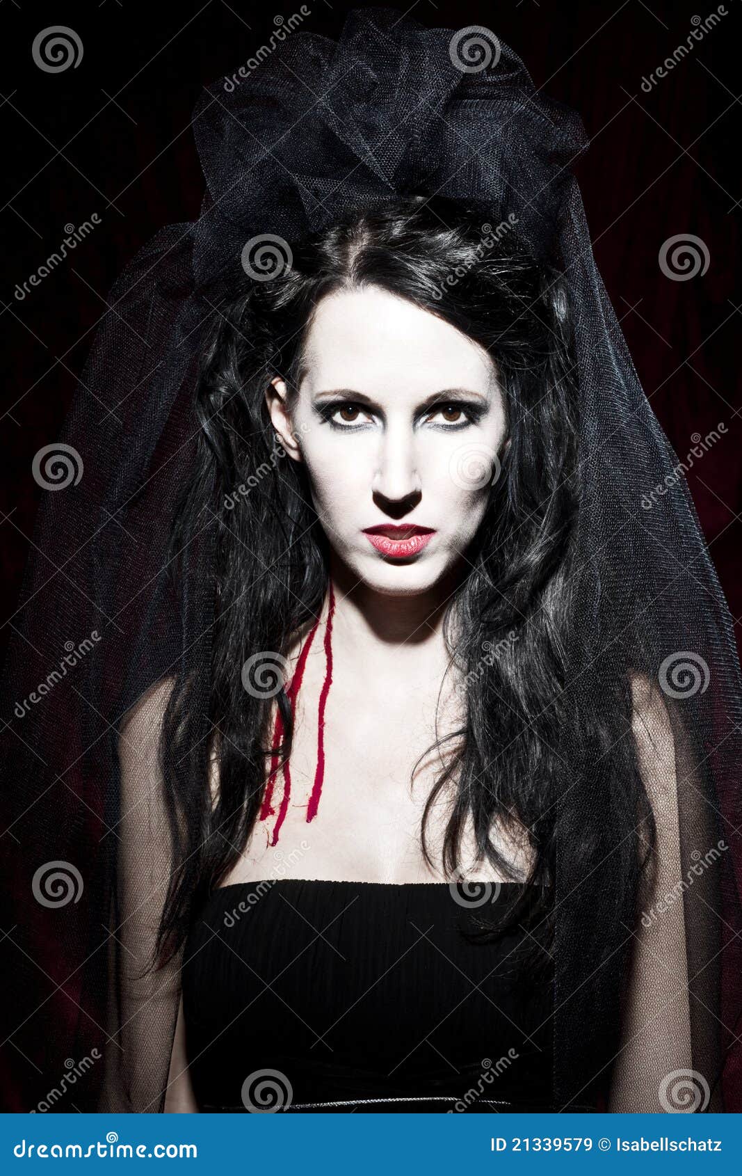 Vampire queen stock image. Image of female, halloween - 21339579