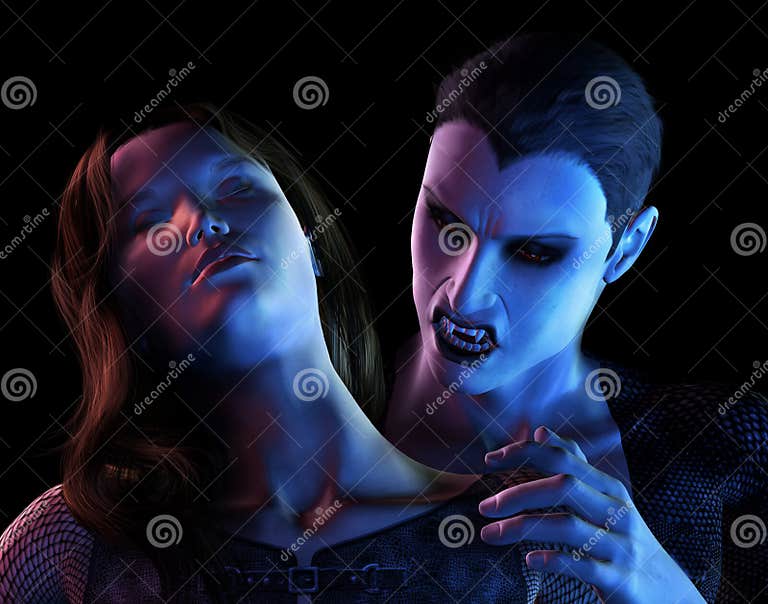 Vampire s Bite stock illustration. Illustration of sinister - 221059
