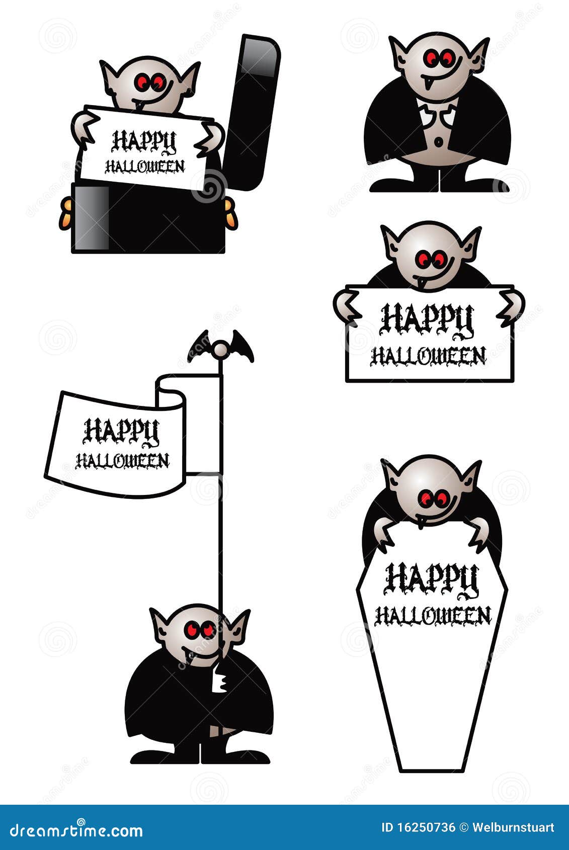 Vampire signs stock vector. Illustration of graphic, evil - 16250736