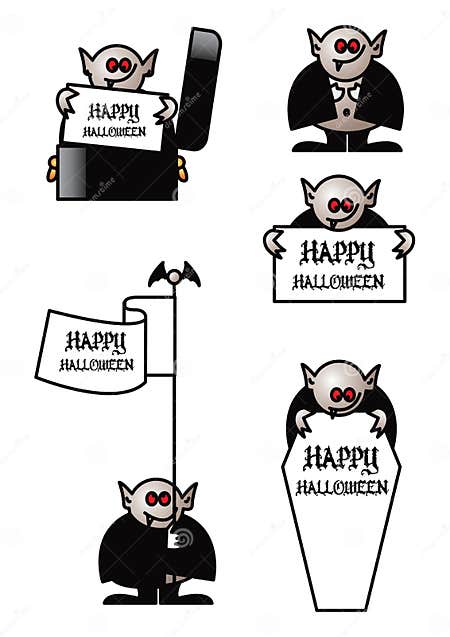 Vampire signs stock vector. Illustration of graphic, evil - 16250736