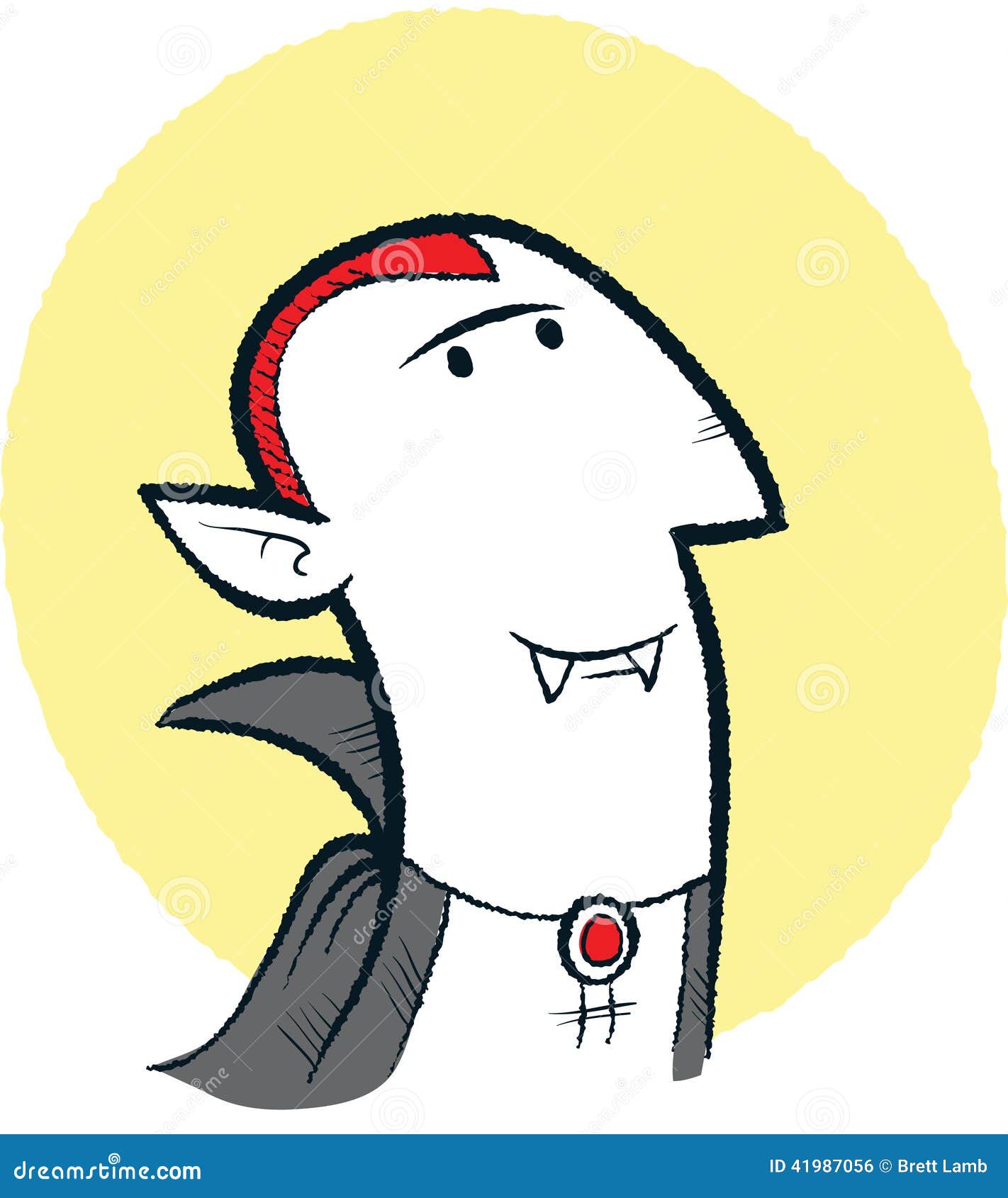 Vampire Smile stock illustration. Illustration of portrait - 41987056